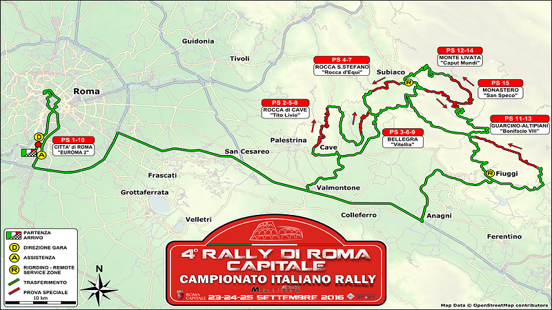 Svelato il percorso del 4° Rally di Roma Capitale - Dimensione Suono Roma