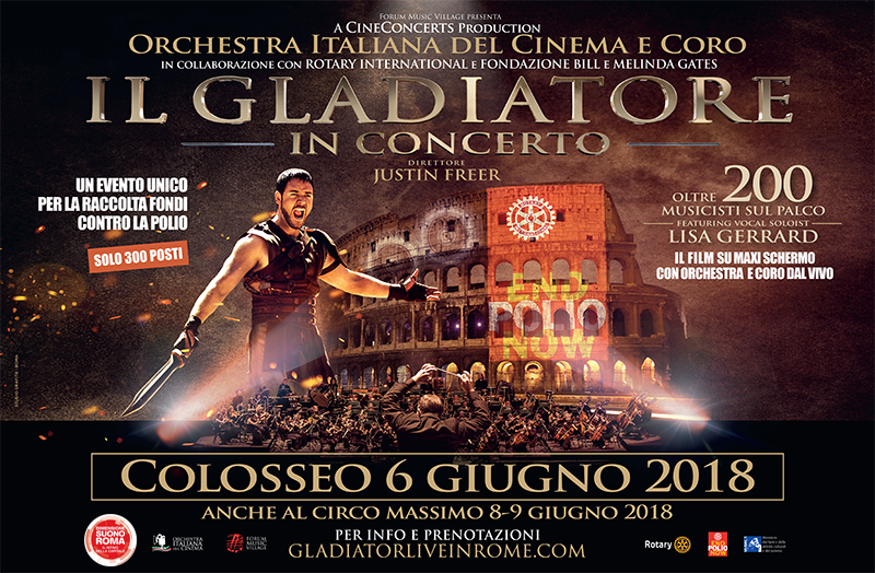 "Il Gladiatore - In Concerto" Charity Night al Colosseo - Dimensione ...
