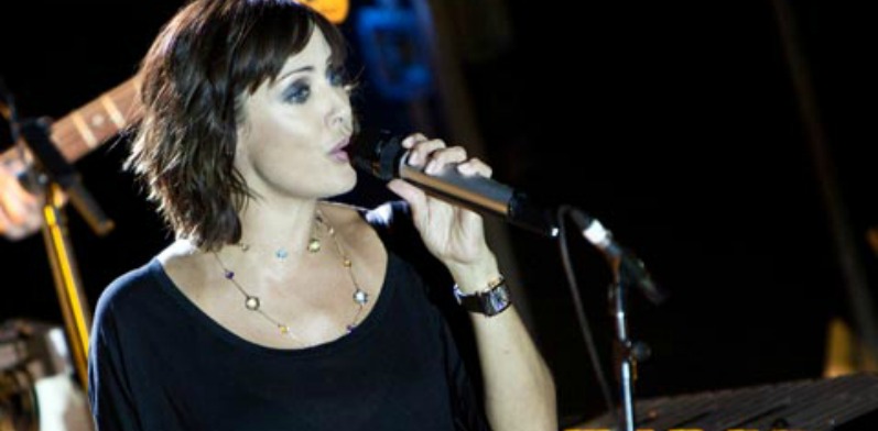 Natalie Imbrugia a luglio 2015 al festival Porta di Roma Live ...